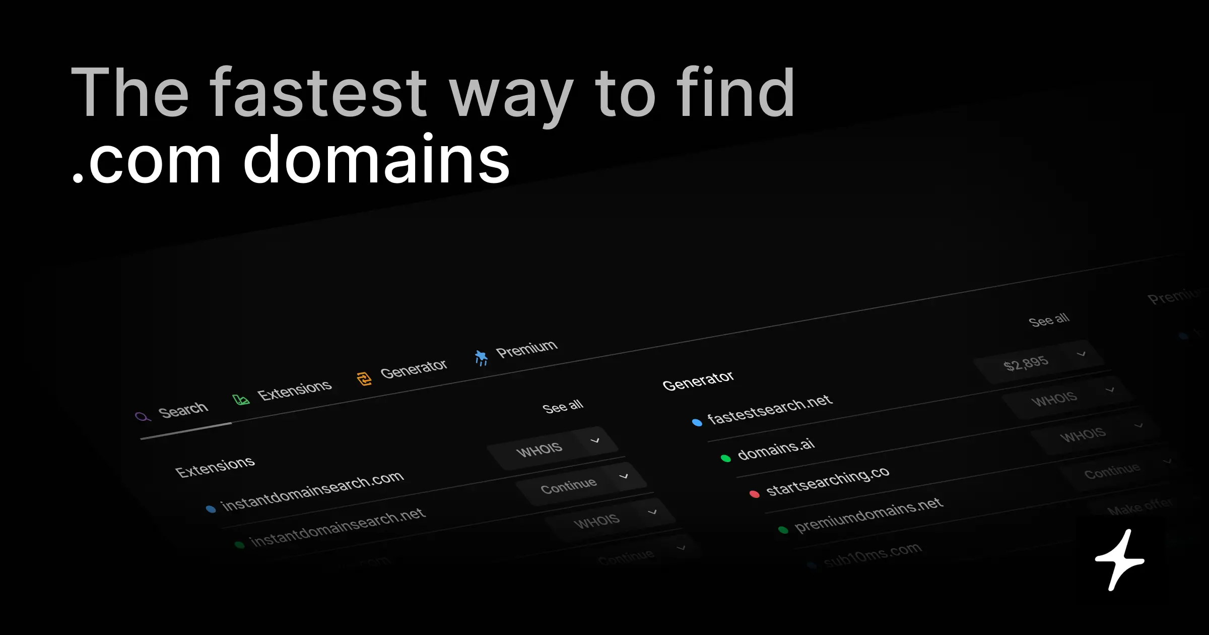 Find Available .com Domains – Compare Prices from 5 Registrars